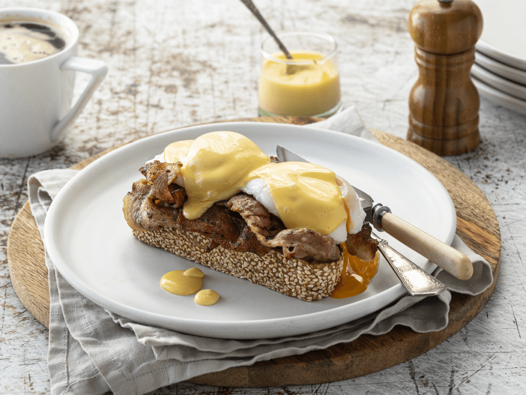 Classic Eggs Bene Recipe with Hellers Streaky Bacon