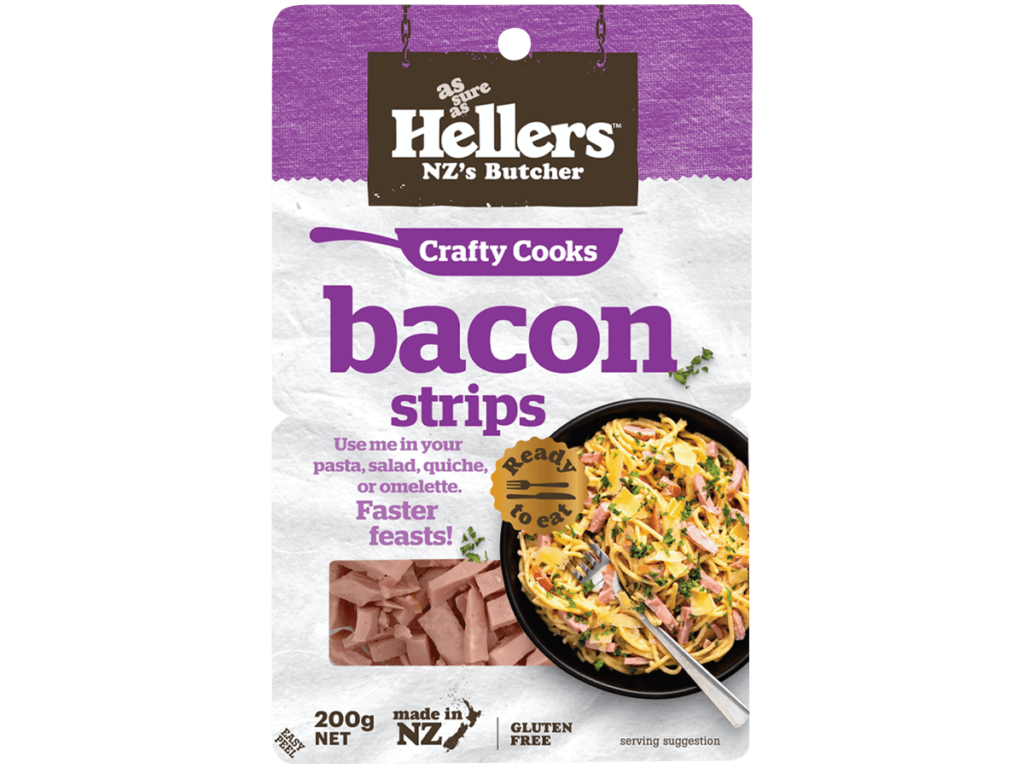 Bacon Strips and Egg Tortilla Cups Recipe | Hellers NZs Butcher