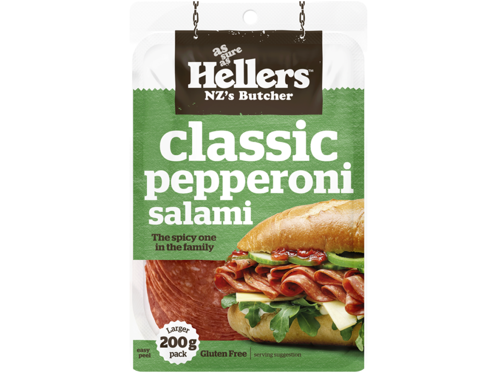 Sliced Pepperoni Salami - Hellers