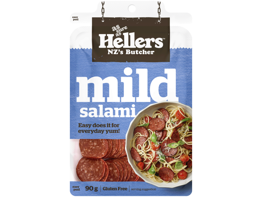 Sliced Mild Salami 90g - Hellers