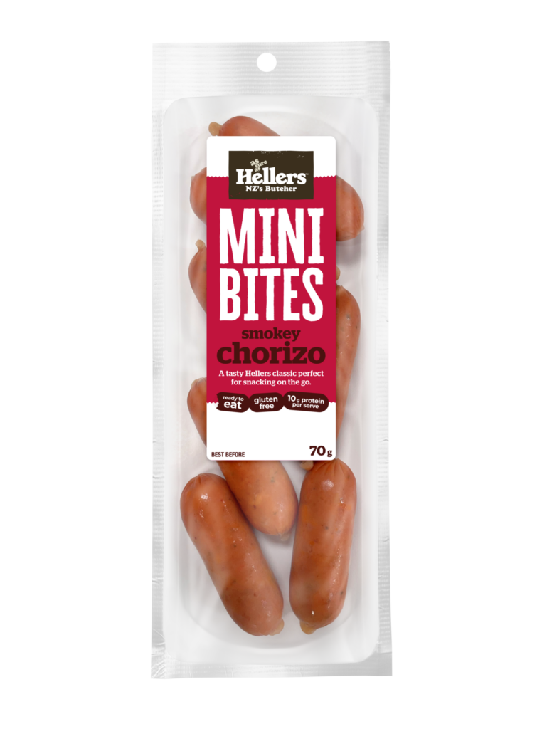 Mini Bites Smokey Chorizo | Savoury Snack Bites | Hellers NZ